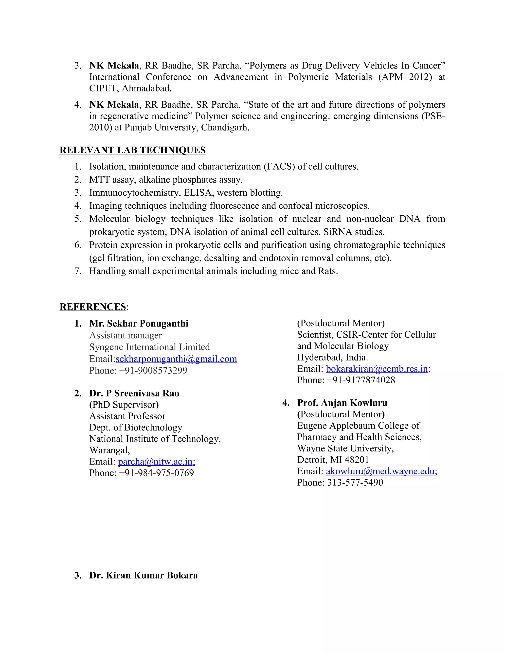 Naveen Kumar Resume | DOC