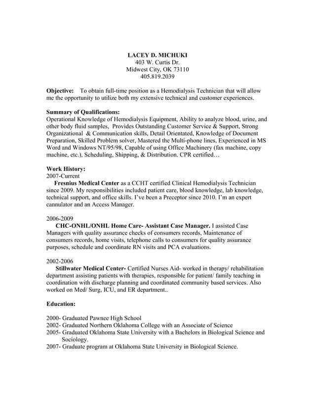 lacey resume | PDF