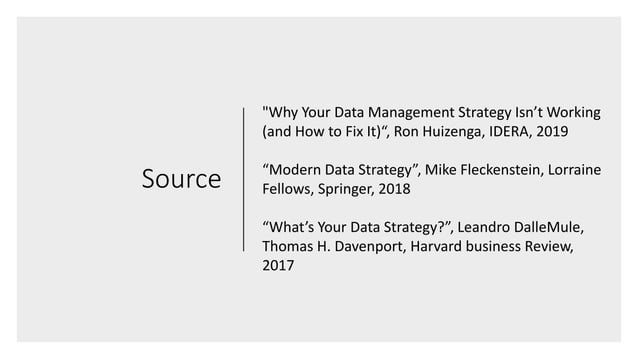 3D Data Strategy Framework | PPT
