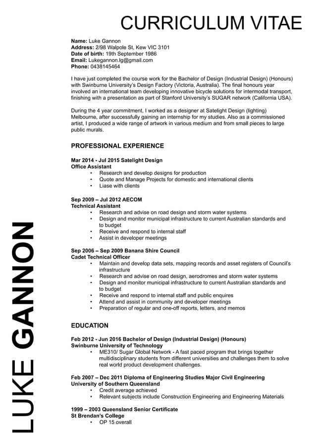 LUKE GANNON - RESUME | PDF