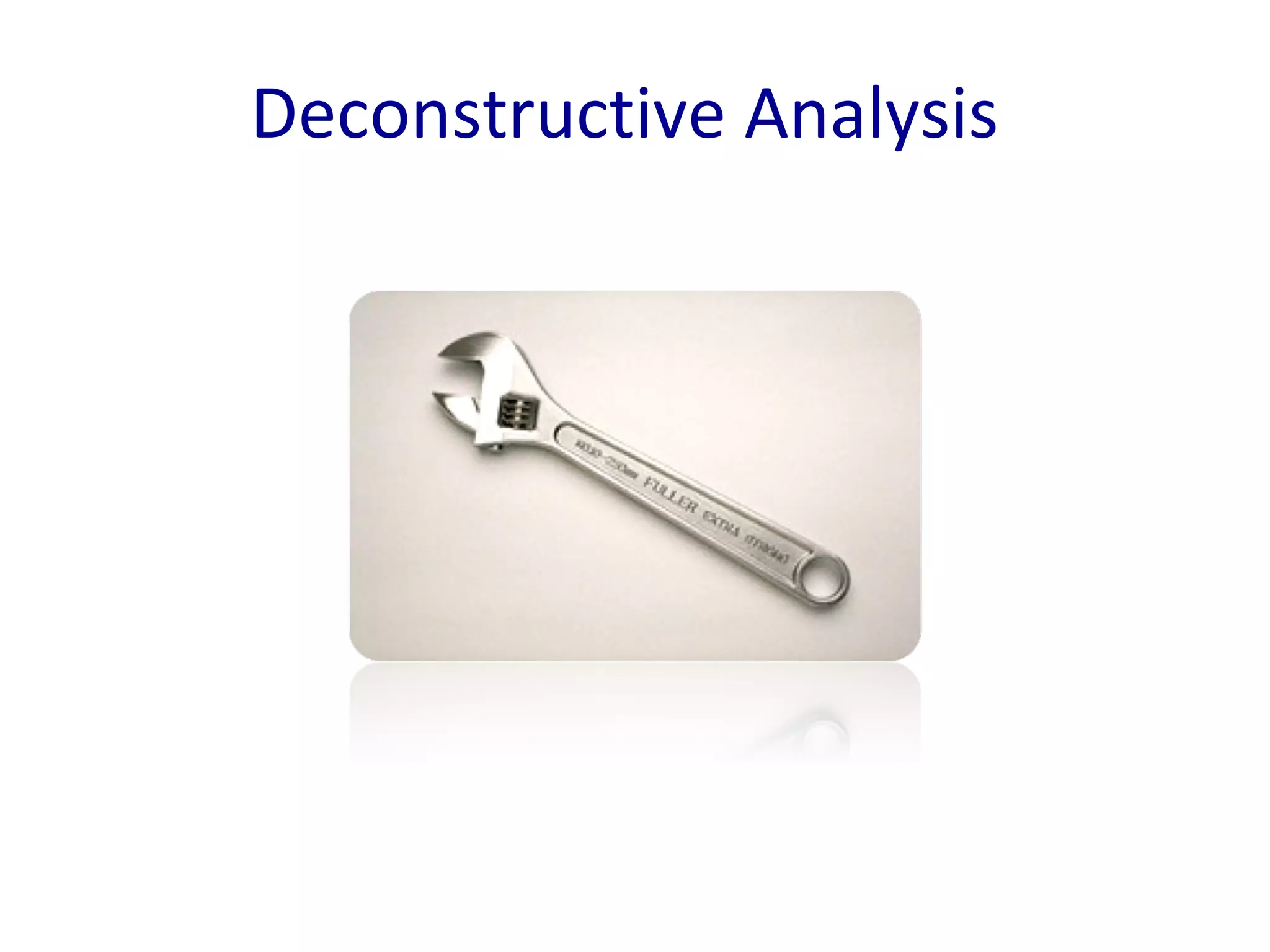 3 d deconstructive analysis | PPT