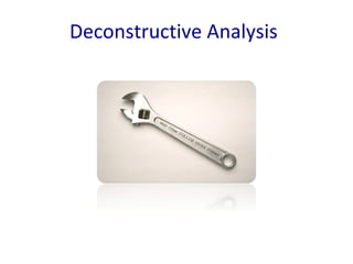 3 d deconstructive analysis | PPT