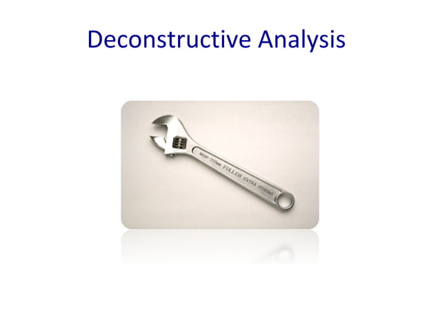 3 d deconstructive analysis | PPT