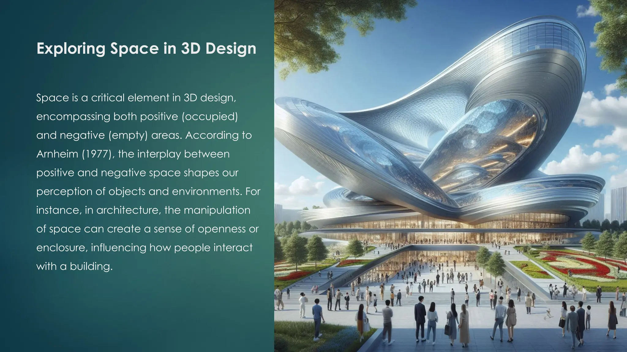 3d design elements - Exploring Form, Space, and Function in 3D Design Visualization .ppsx