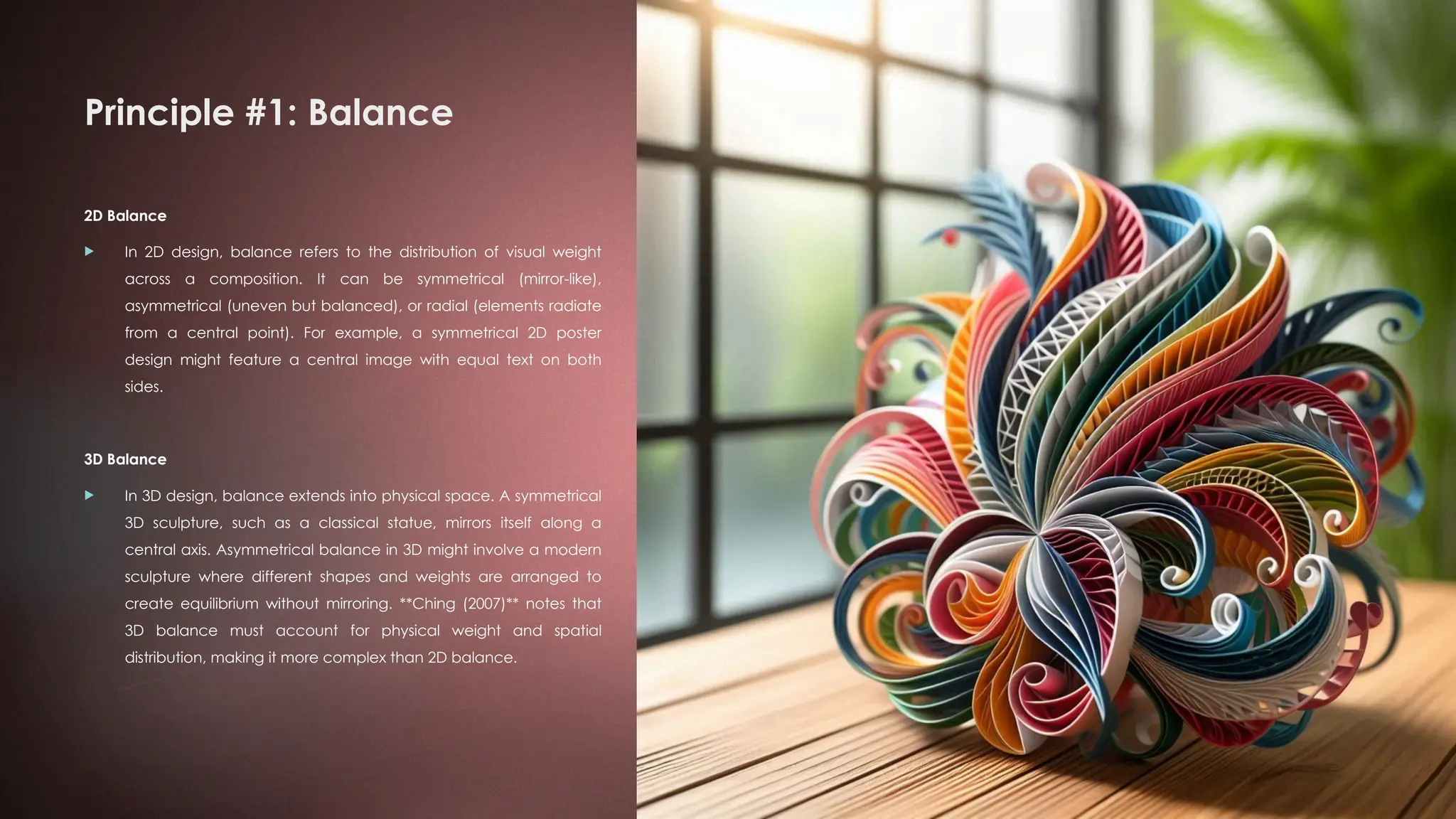 Converting design principles from 2D into 3D.ppsx