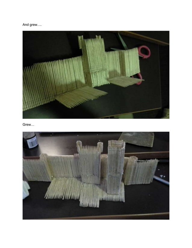 3 d design toothpick project | DOCX | Oral care | Personal Care