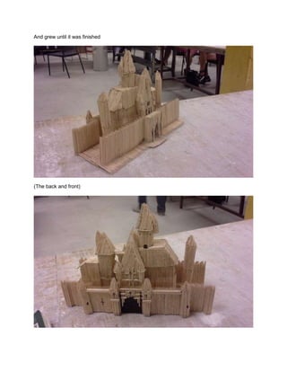 3 d design toothpick project | DOCX