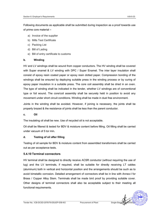 3d Distribution Transformer Specification Pdf