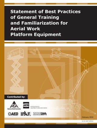 AWP Best Practices Document for Training & Familiarization | PDF