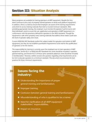 AWP Best Practices Document for Training & Familiarization | PDF ...