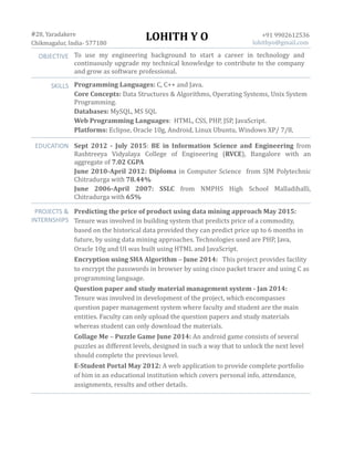 Lohit Y O | PDF | Programming Languages | Computing