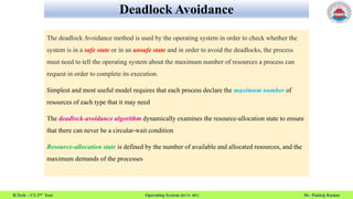 Operating System Deadlock | PPT