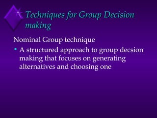 decision making | PPT