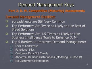 Deep Dive Into Demand Planning | PPT