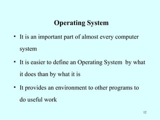 3 definition of operating systems | PPT