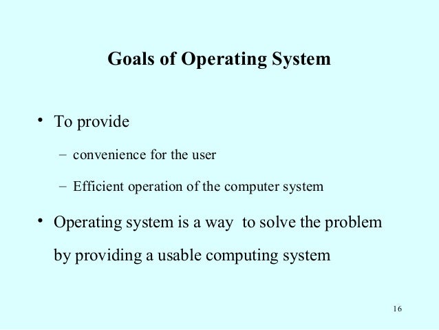 3 definition of operating systems