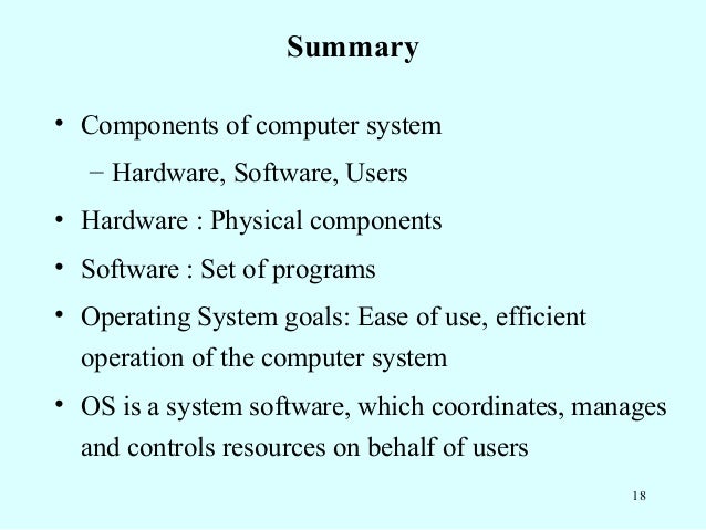 Operating System Definition