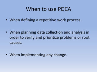 Deming’s PDCA and Constant Learning | PPTX | Educational Assessment | Education
