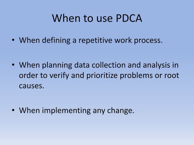Deming’s PDCA and Constant Learning | PPTX | Educational Assessment ...