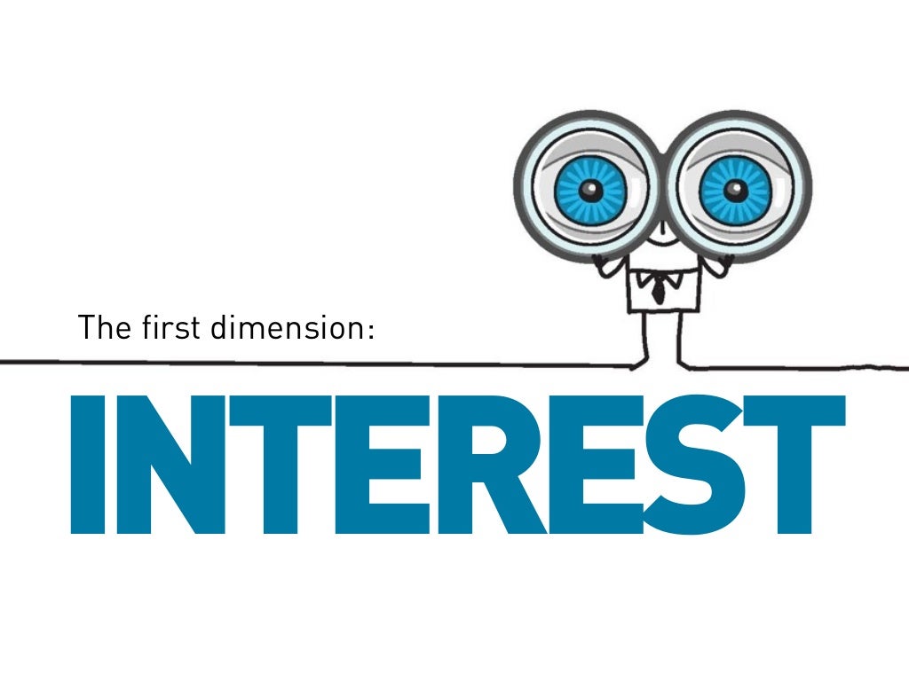 The first dimension: INTEREST