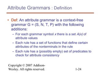 3 describing syntax | PPT
