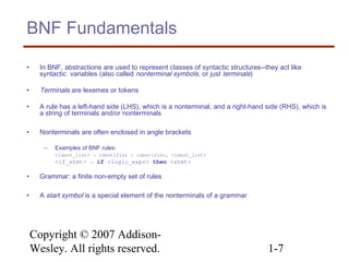 3 describing syntax | PPT