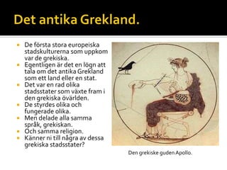 3 det antika grekland | PPT