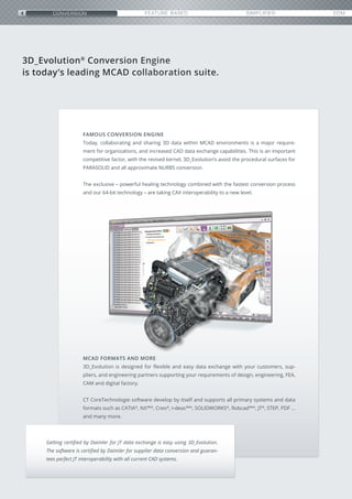3D_Evolution - Powerful multi-CAD converter | PDF