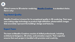 3D Exterior Rendering Transforming Spaces into Stunning Visuals.pdf