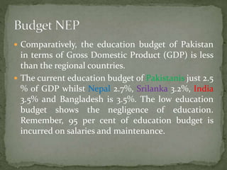Education policies faliure causes | PPTX