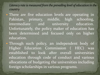 Education policies faliure causes | PPTX