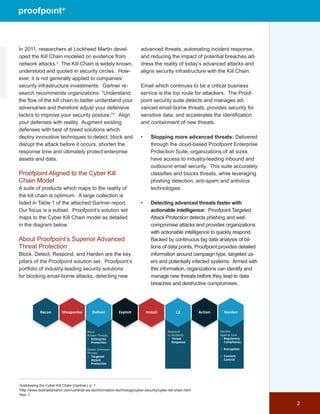 Defending Against Advanced Threats-Addressing the Cyber Kill Chain ...