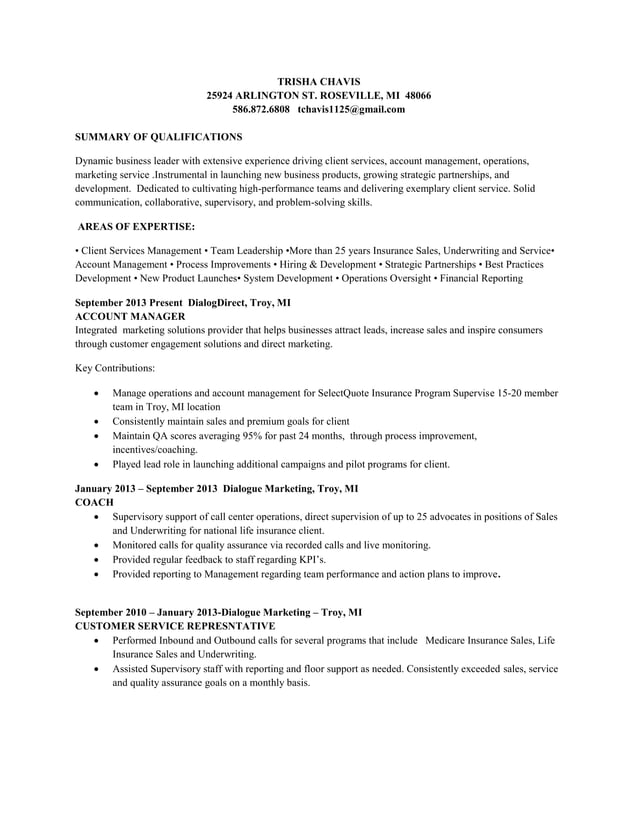 TRISHA CHAVIS.RESUME | PDF