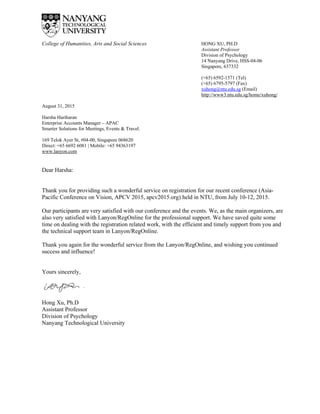 NTU testimonial letter 31AUG2015 | PDF