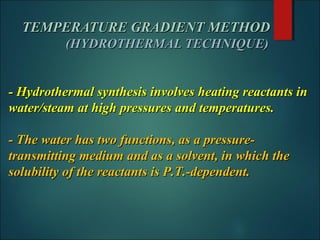 Methods for single crystal growth97 | PPT