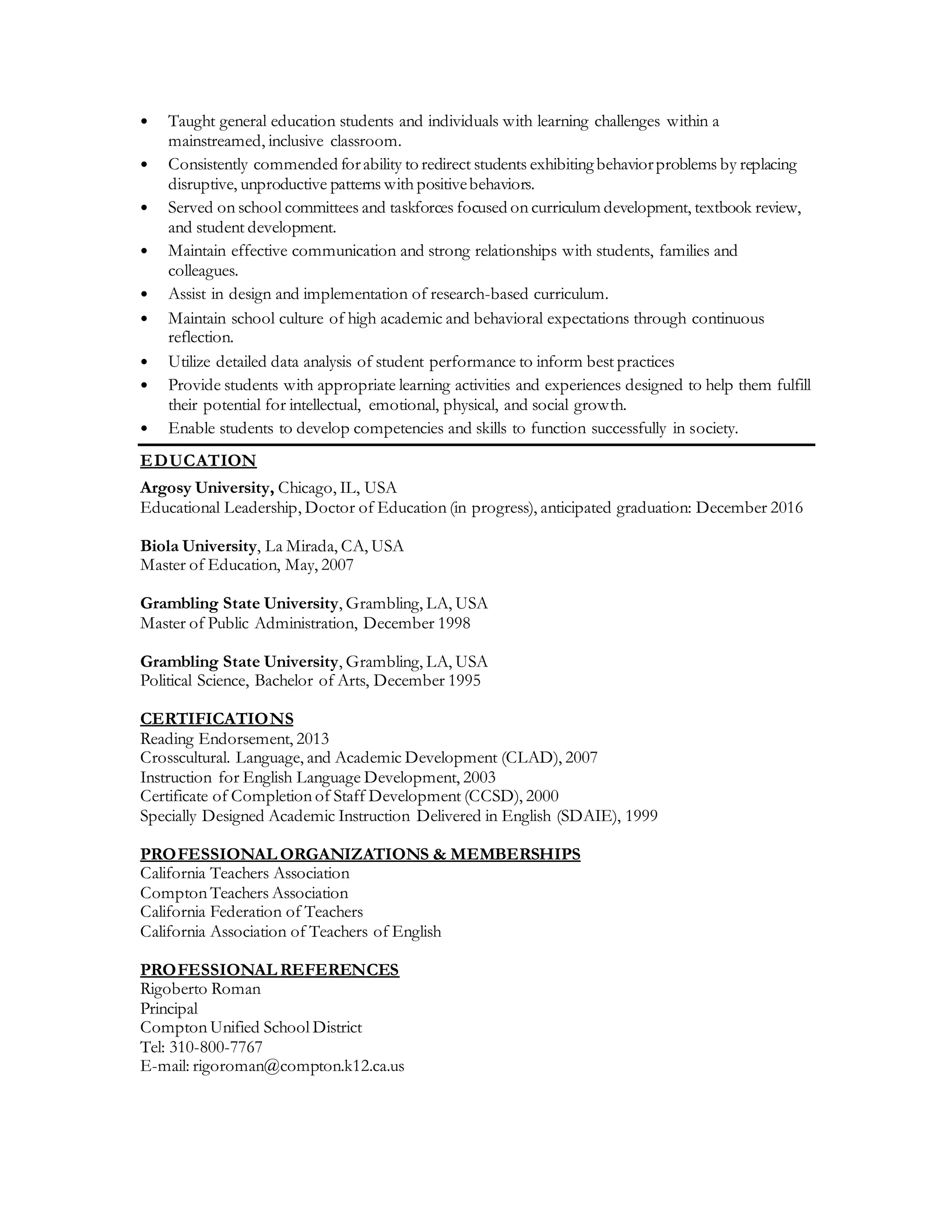 DRDS Cover and Resume | DOCX
