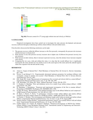 3 d flow analysis of an annular diffuser with and without struts | PDF | Physics | Science