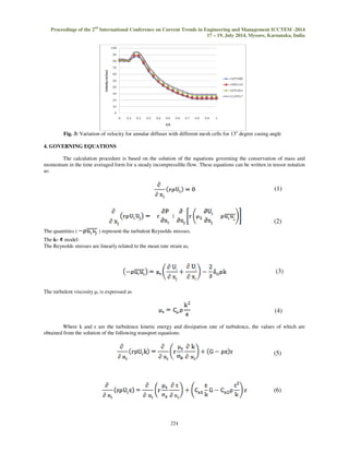 3 d flow analysis of an annular diffuser with and without struts | PDF | Physics | Science