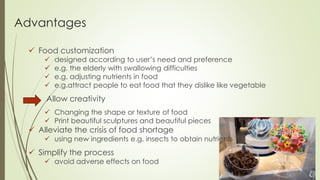 3D food printer(group 9) | PPTX