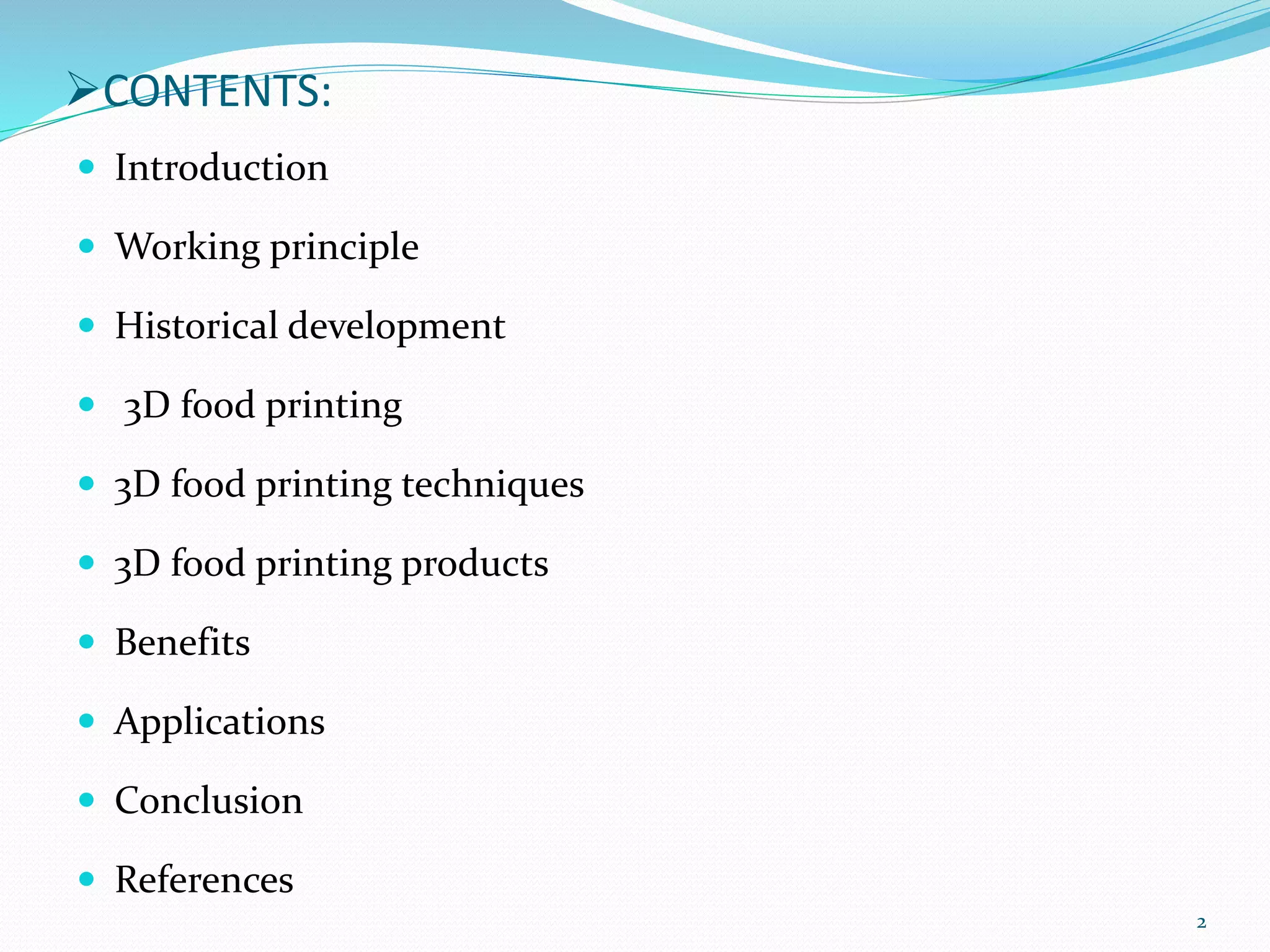 3D Food printing | PPTX