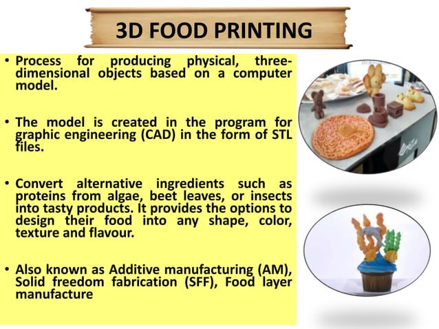 3D food printing: An emerging technology in food designing | PPTX | 3-D Graphics | Computer ...