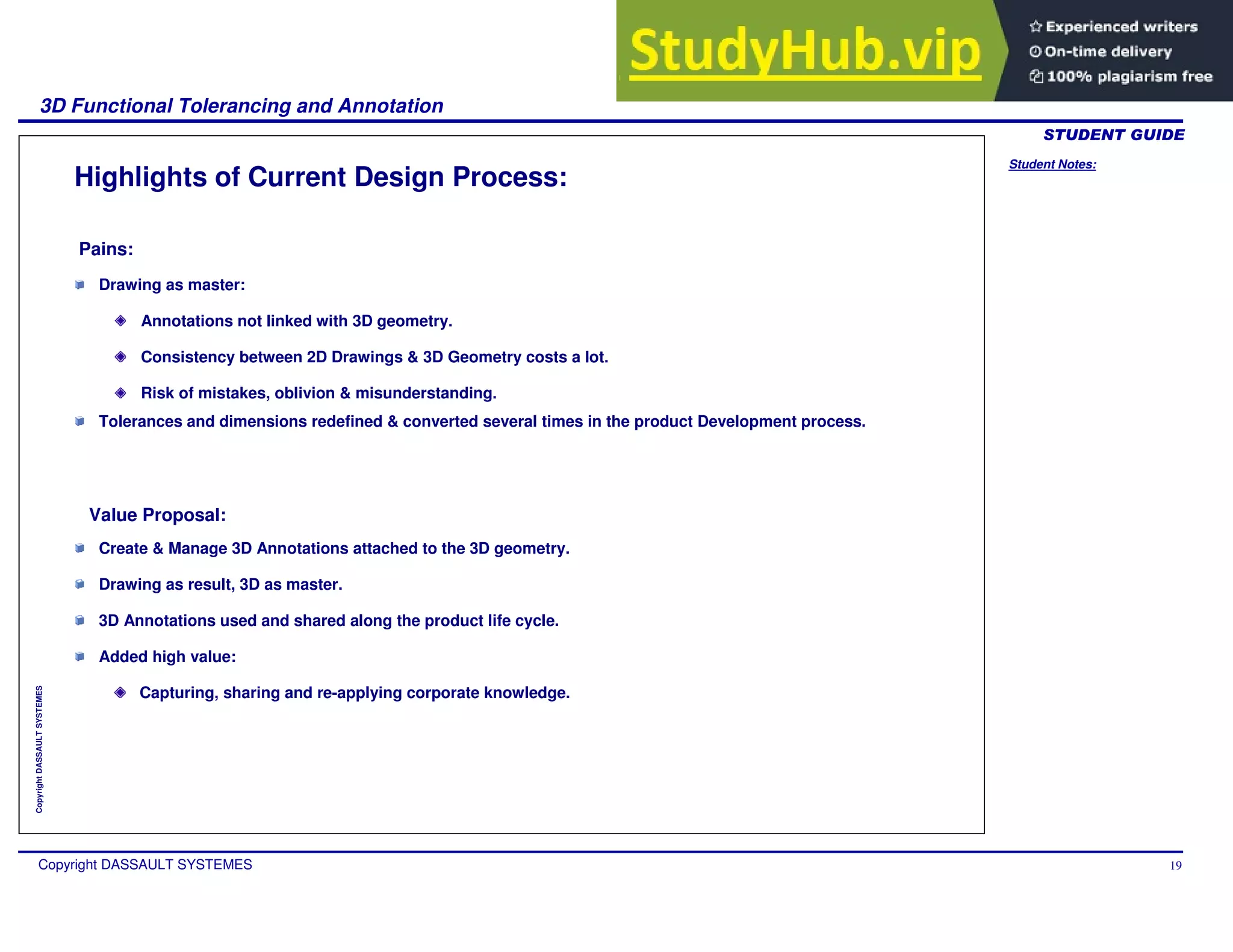 3D Functional Tolerancing And Annotation CATIA | PDF