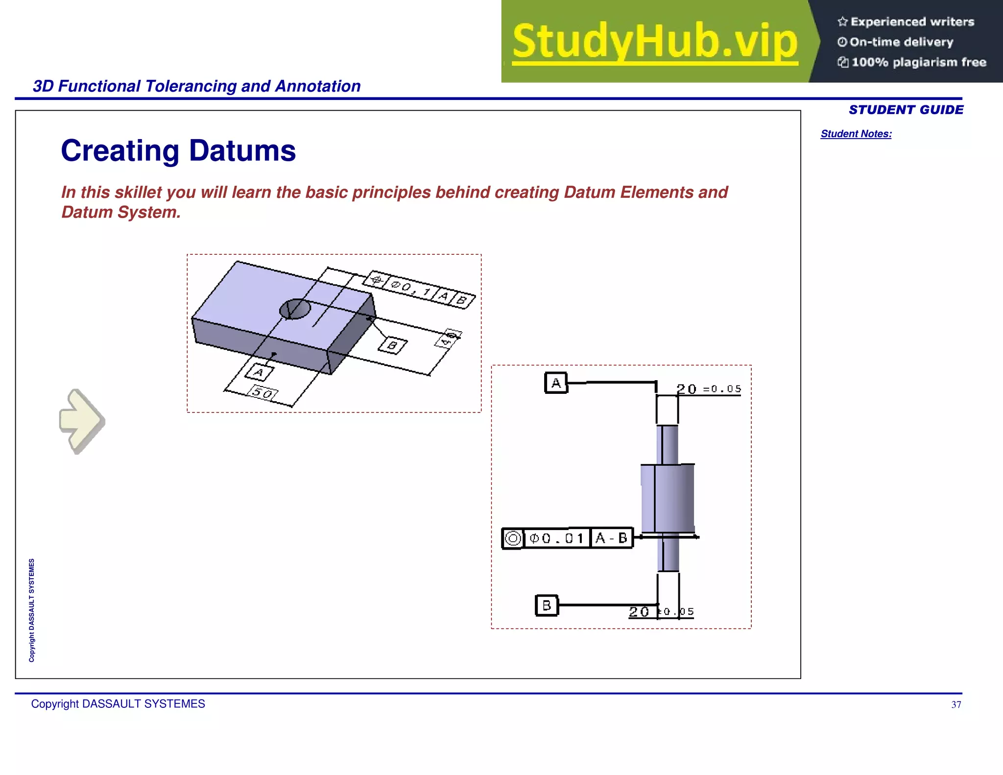 3D Functional Tolerancing And Annotation CATIA | PDF