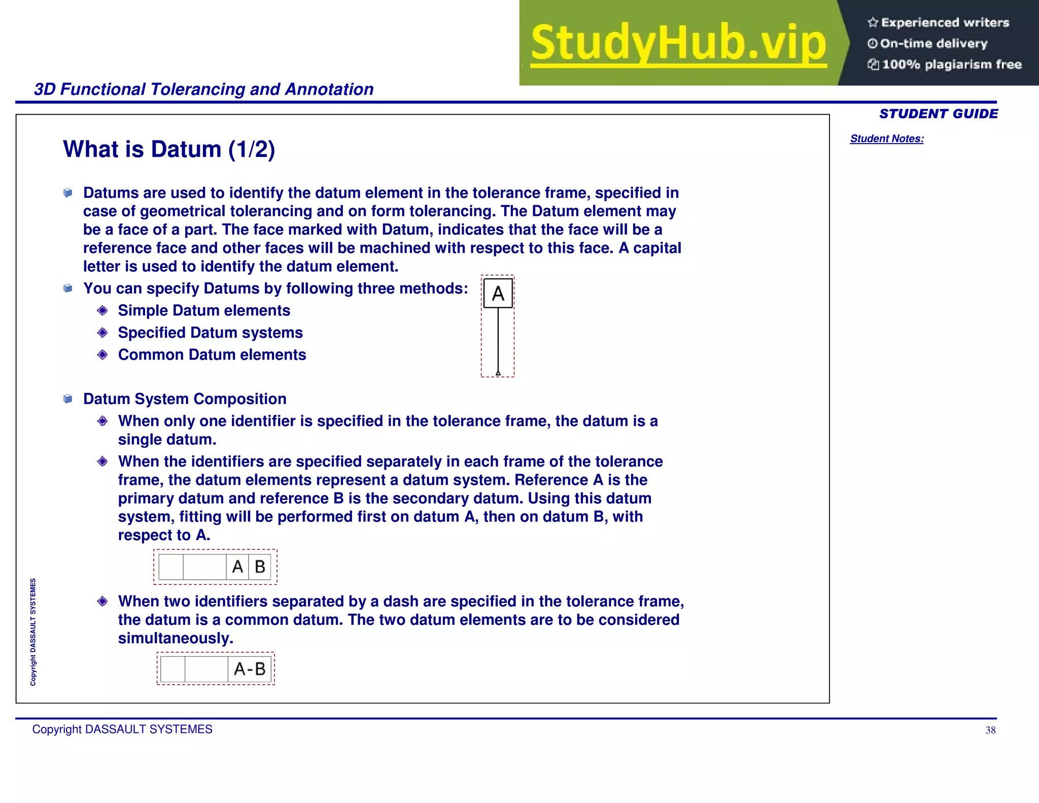 3D Functional Tolerancing And Annotation CATIA | PDF