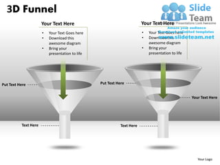 3d funnel powerpoint presentation slides ppt templates | PDF