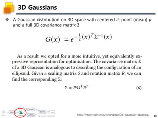 3D Gaussian Splatting | PPTX