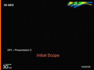 3D Geo Presentation | PPT