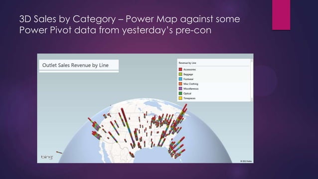 3D Geospatial Visualization Using Power Map | PPTX