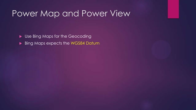 3D Geospatial Visualization Using Power Map | PPTX