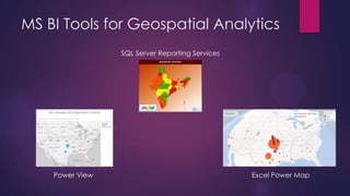 3D Geospatial Visualization Using Power Map | PPTX